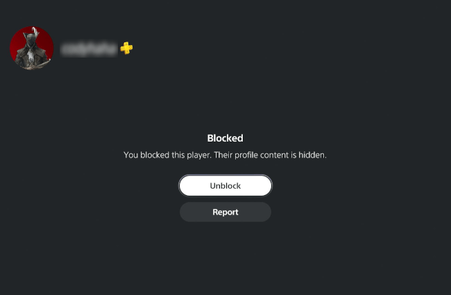 How to block and unblock someone on your PlayStation 5