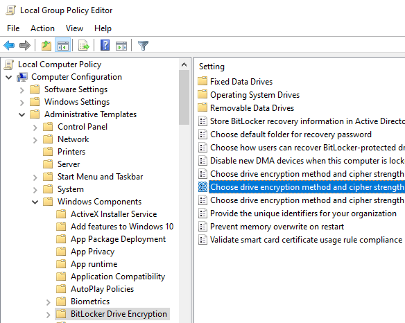 How to make BitLocker use AES 256-bit encryption in Windows 10 How to make BitLocker use AES 256-bit encryption in Windows 10