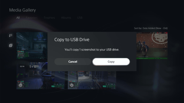 How to copy screenshots & video clips from PS5 to USB drive