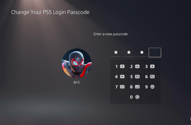 How to set, change or delete a password on the PlayStation 5