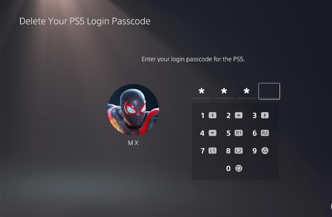 How to set, change or delete a password on the PlayStation 5