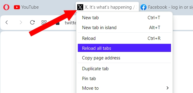 How to reload all open tabs in your web browser