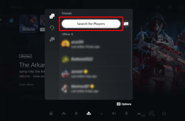 How to find players on your PS5 you recently played with
