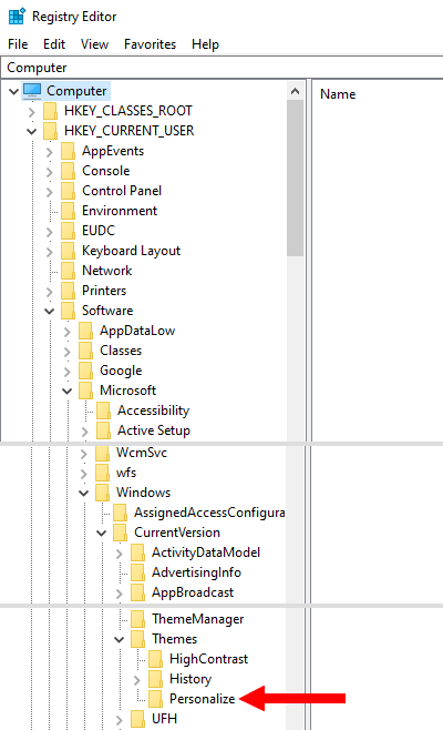 How to change the color of only the taskbar in Windows 10