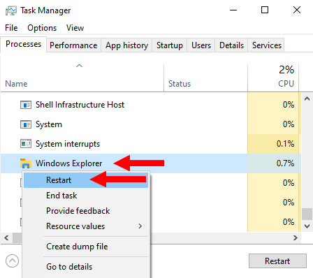 Fix: desktop icons missing or disappeared in Windows 10