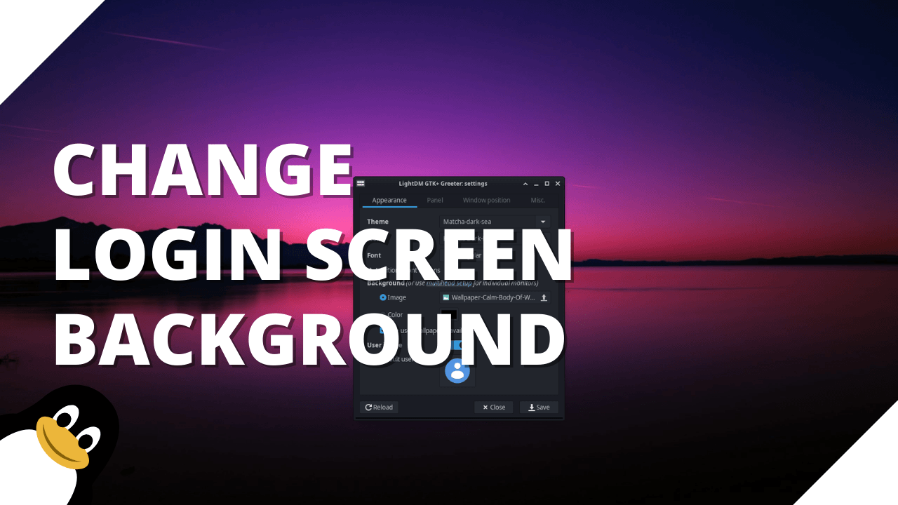 How to change the login screen background in Manjaro XFCE How to change the login screen background in Manjaro XFCE