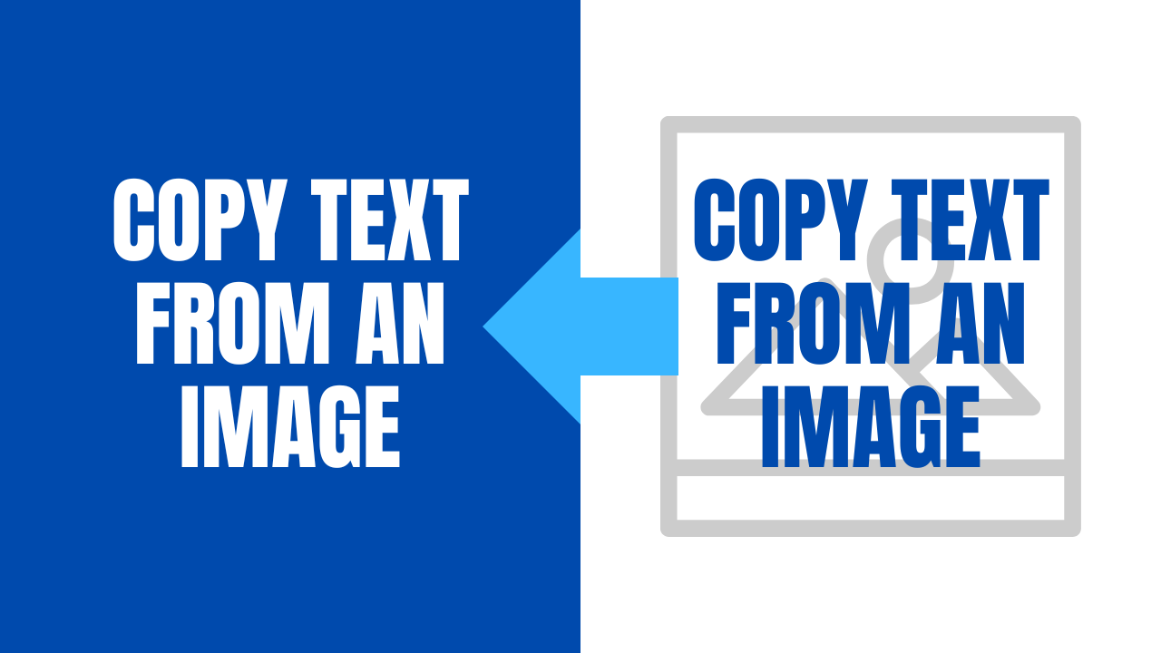 How to copy text from an image (step by step)
