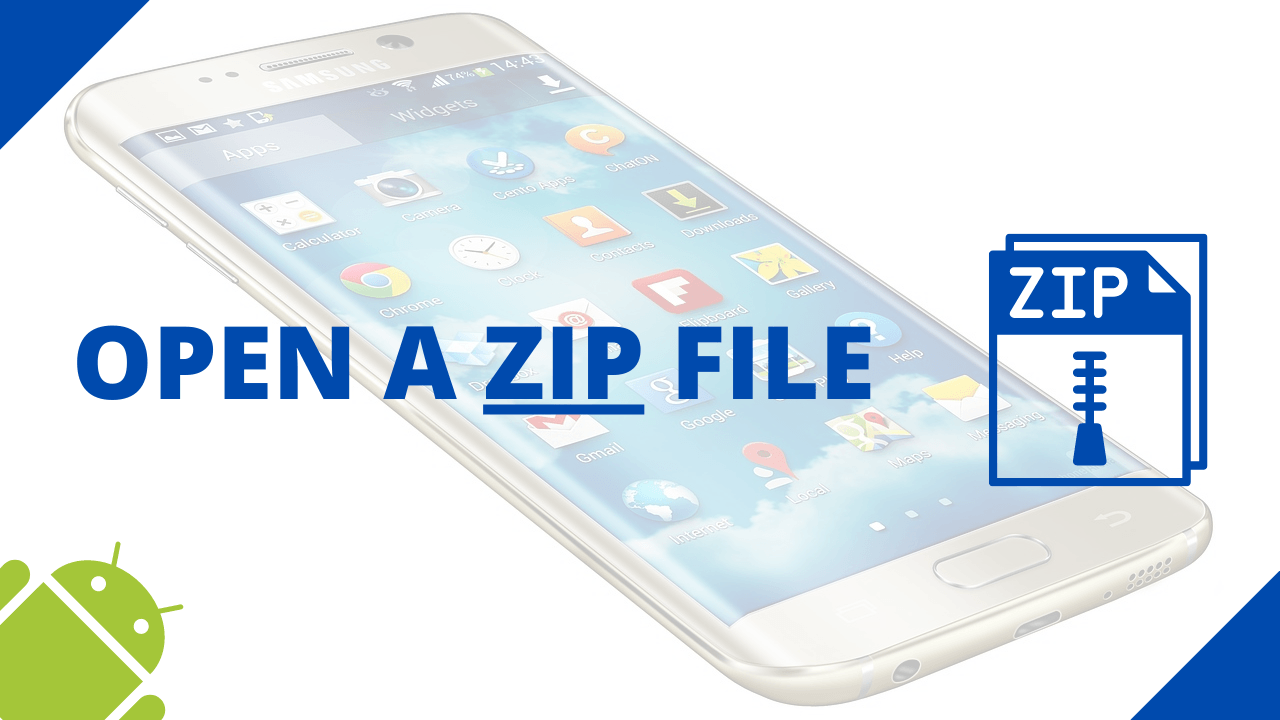 How to open a ZIP file on an Android phone or tablet