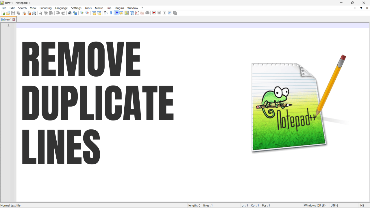 How To Remove Duplicate Lines In Notepad 