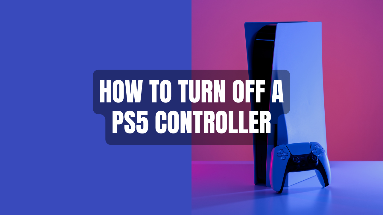 How to turn off a PS5 controller with or without a PS5